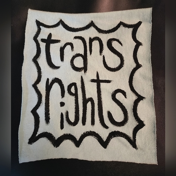 Handmade | Accessories | Blue Trans Rights Patch | Poshmark